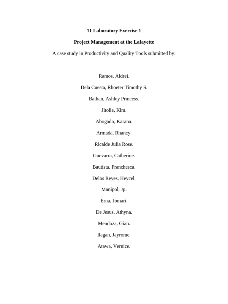 Group 3 10 Laboratory Exercise 1 | PDF | Brand | Spa