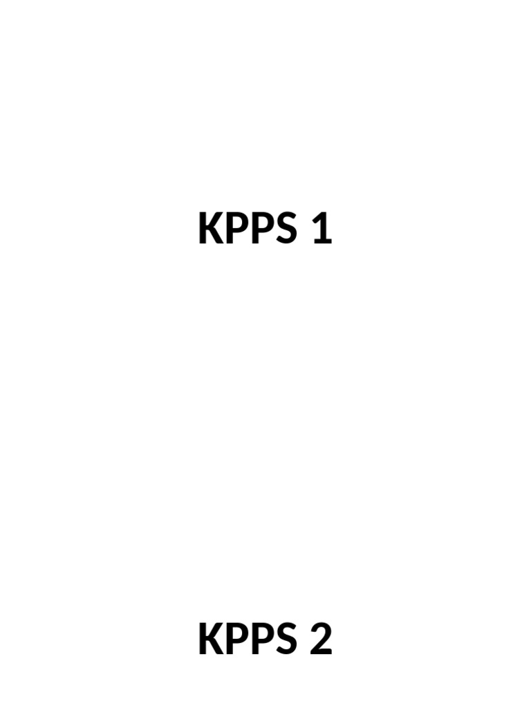 Kpps 1-Wps Office | PDF