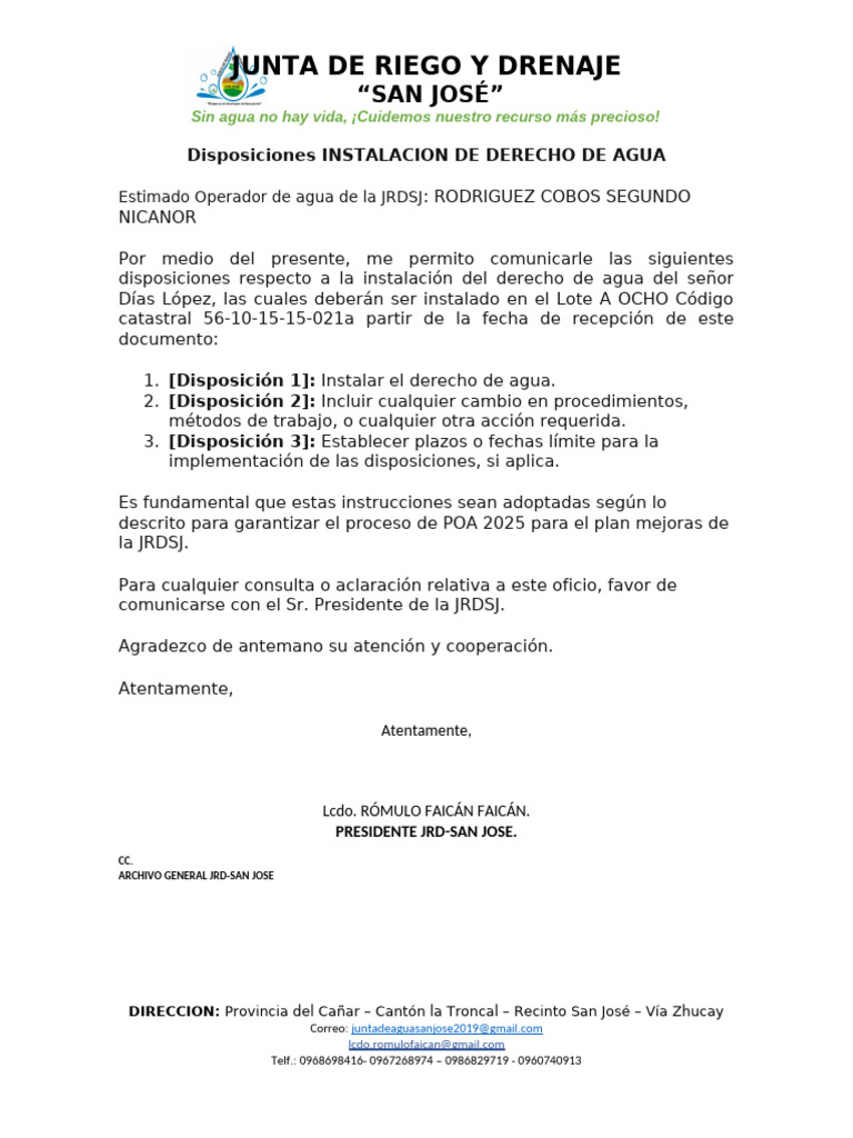 DISPOSICIONES | PDF