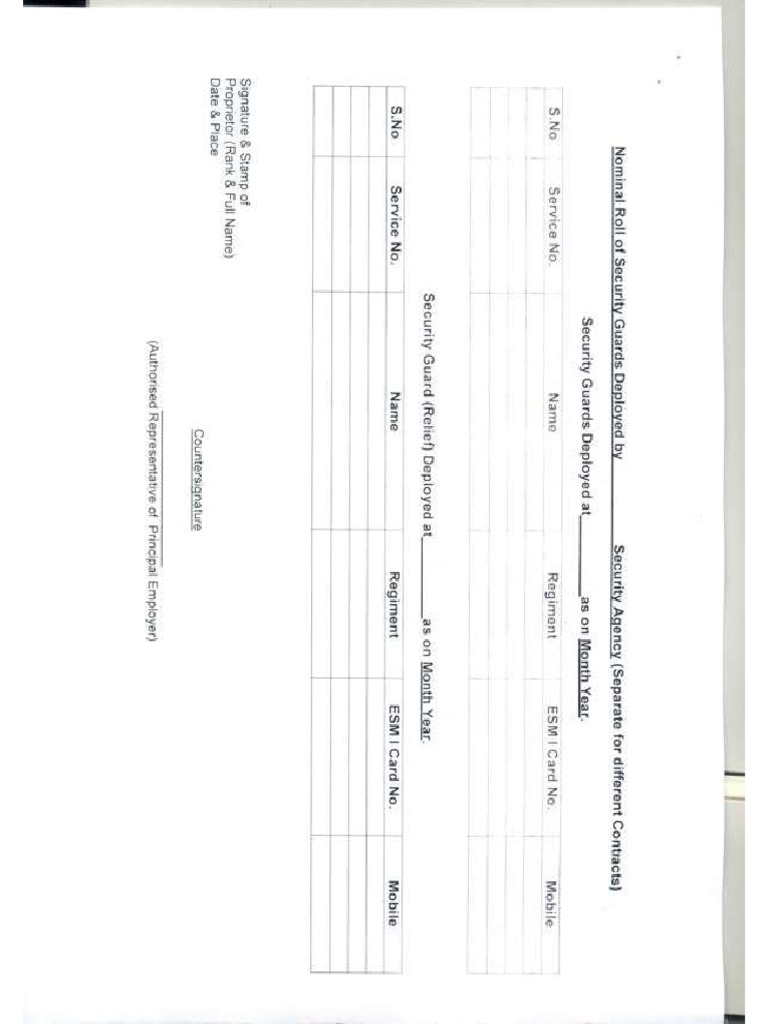 Nominal Roll-Format | PDF