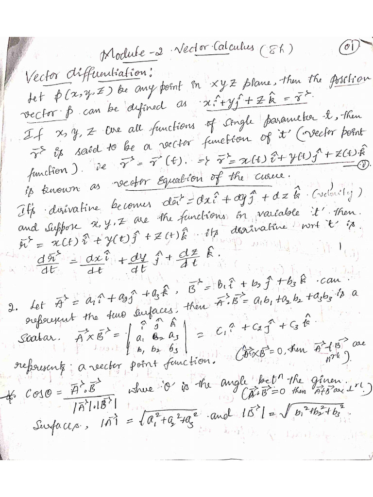 Vector Calculus | PDF