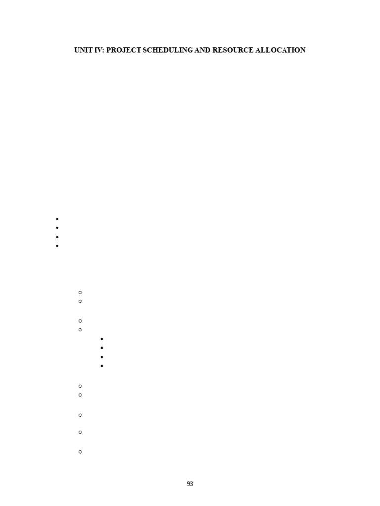 Project Management Unit 4 | PDF | Project Management