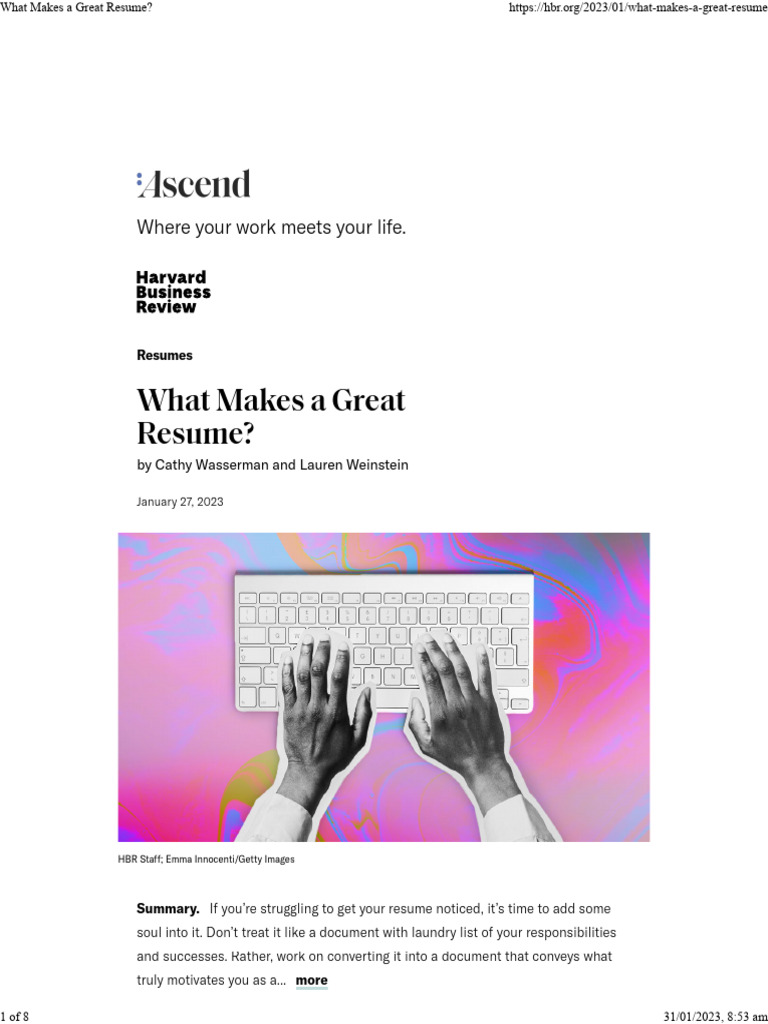 Transform Your Resume with Emotion | PDF | Résumé | Experience