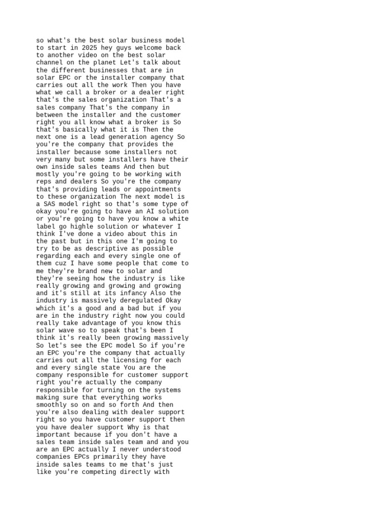 What Is The Best Solar Business Model in 2025 - (DownSub - Com) | PDF ...