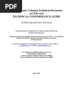ECTD Technical Comformance Guide | PDF | Food And Drug Administration | Specification (Technical ...
