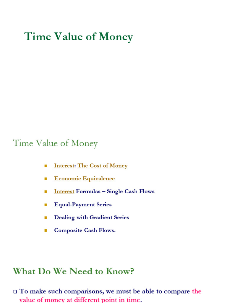 Chapter 2 Time Value of Money | PDF | Cost Of Living | Interest