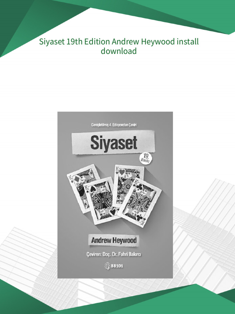 Siyaset 19th Edition Andrew Heywood PDF Download | PDF | Prison