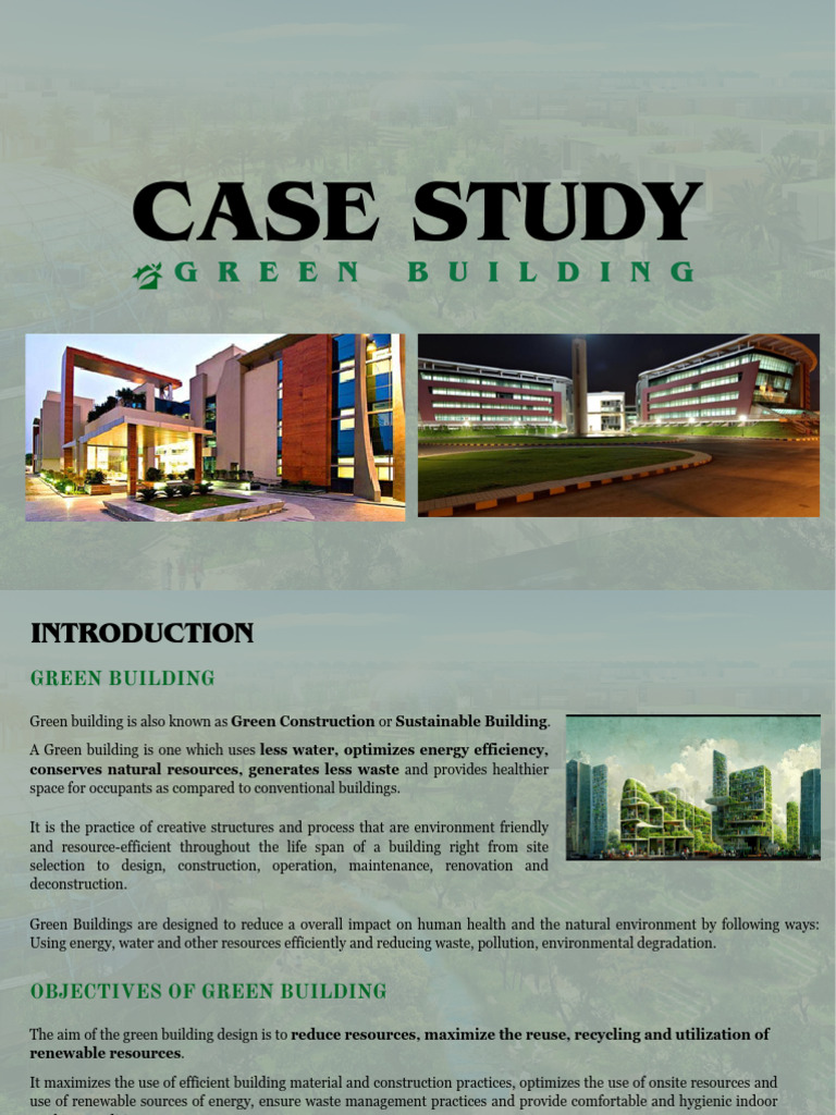 Patni (i-GATE) Knowledge Center Green Building Case Study | PDF | Green ...