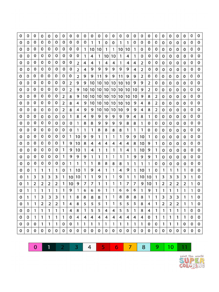 Desenho de Pixel Yoshi Color | PDF