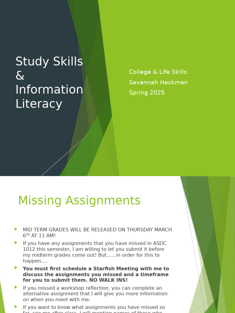 Study Skills Information Literacy | PDF | Learning | Mental Processes