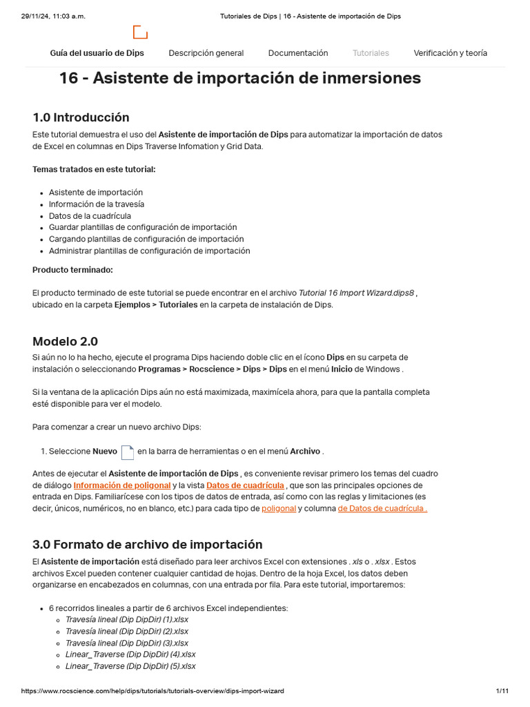 Tutoriales de Dips - 16 - Asistente de Importación de Dips | PDF | Ingeniería de software ...