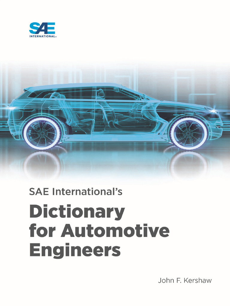 SAE Dictionnary Automotive Engineers | PDF | Internal Combustion Engine ...