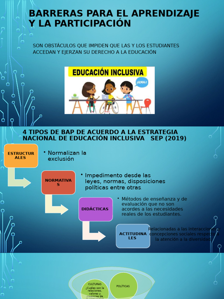 Barreras para El Aprendizaje y La Participación | PDF