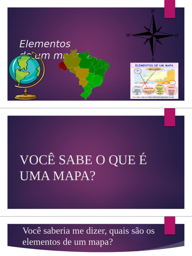 Elementos de Um Mapa | PDF | Mapa | Teoria dos Gráficos