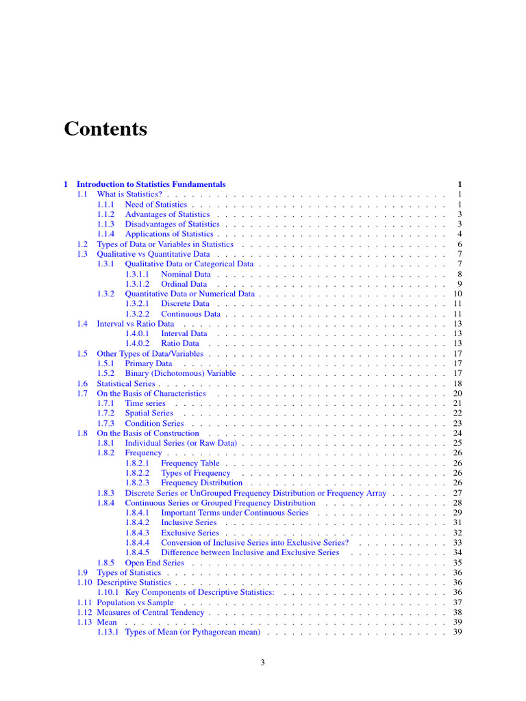 Unit-2 - Introduction to Statistics Fundamentals | PDF | Level Of ...