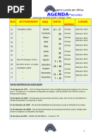 50 Anos Programa Das Actividades Gerais | PDF | Angola | Ministério (departamento governamental)