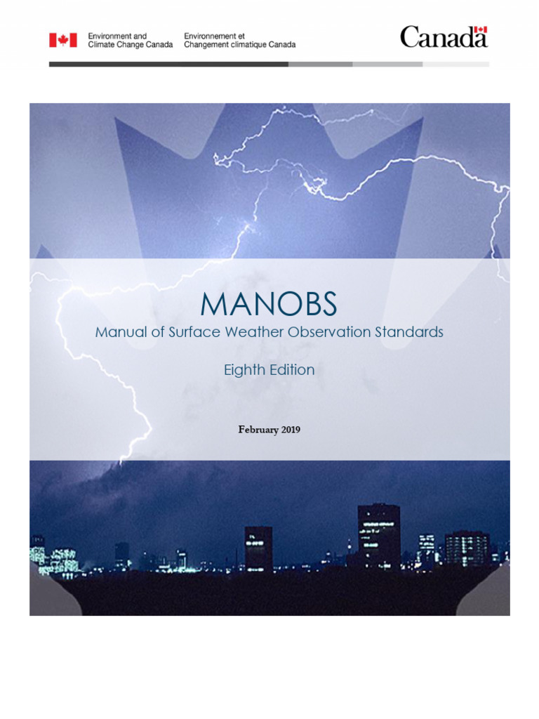 Environment Canada - Manual of Surface WX Observation Standards (MANOBS ...