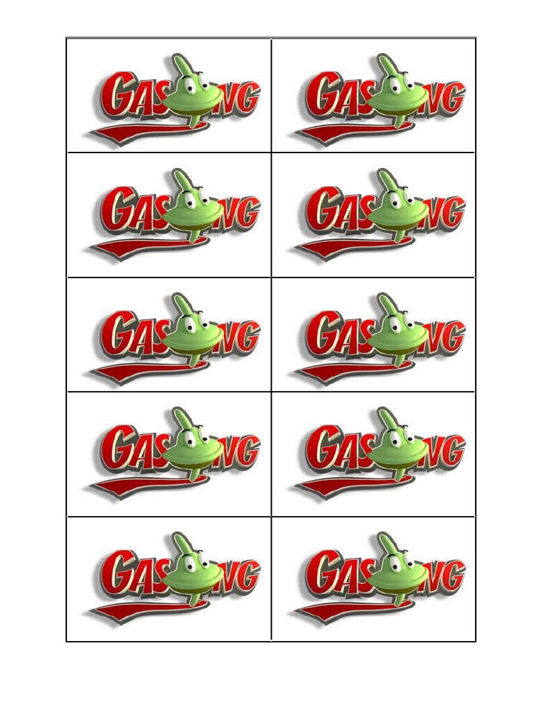 Kartu Satuan Gambar Gasing | PDF