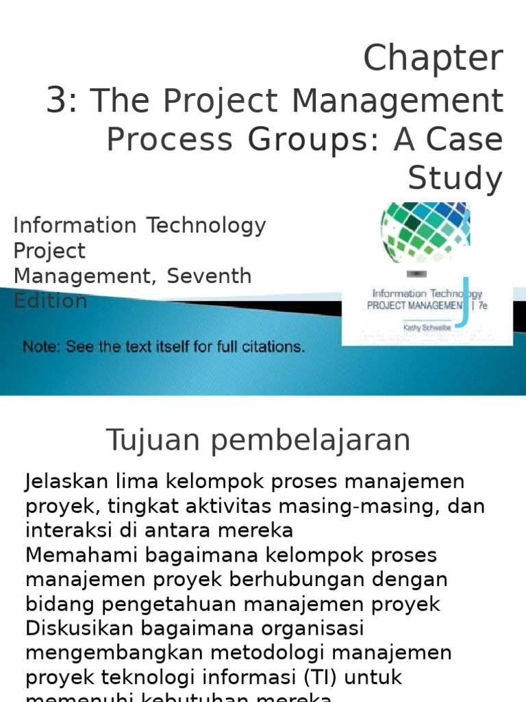 Materi Manajemen Proyek Teknologi Informasi Chapter 3 | PDF