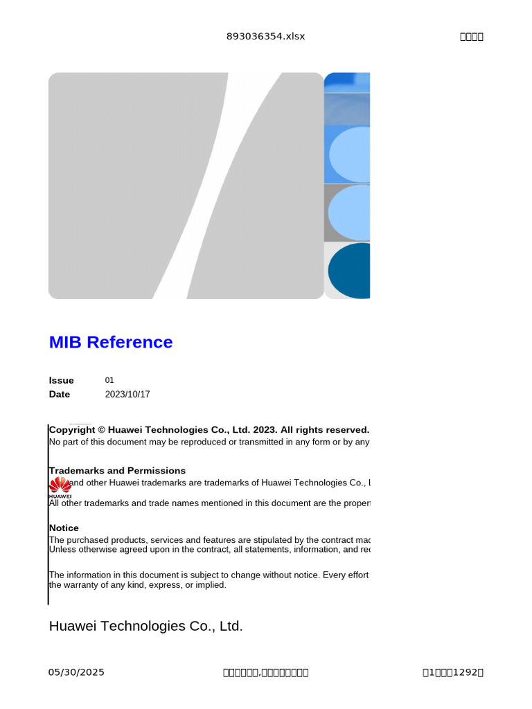 NetEngine 8000 M14, M8 and M4 V800R023C00SPC500 MIB Reference | PDF | Integer (Computer Science ...