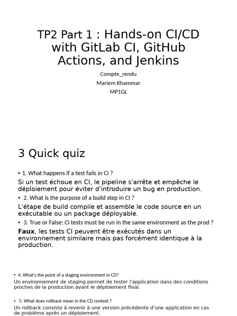 tp2devops | PDF | Informatique | Informatique