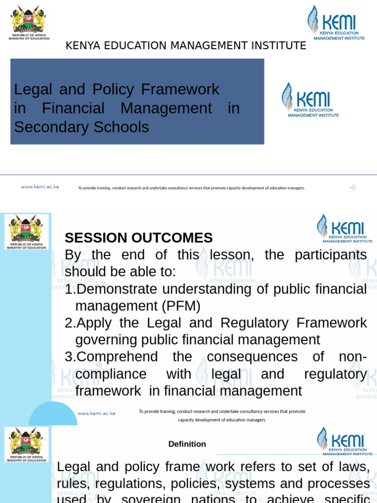 Legal & Policy Framework in Fm-1 | PDF | Audit | Employment