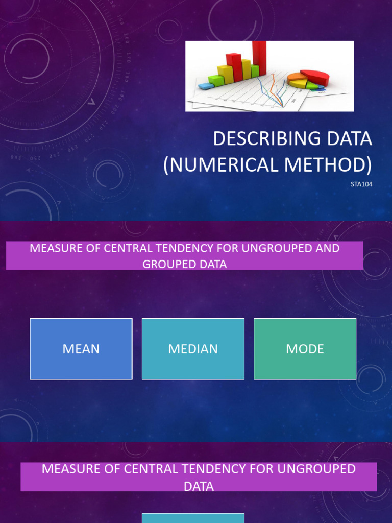 NUMERICAL MEASUREMENT UNGROUPED DATA | PDF | Median | Mean