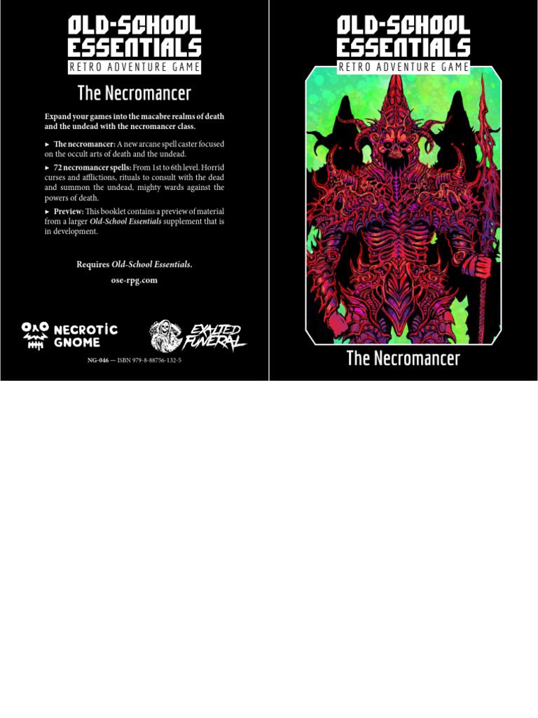 The Necromancer - Booklet - Print | PDF | Necromancy