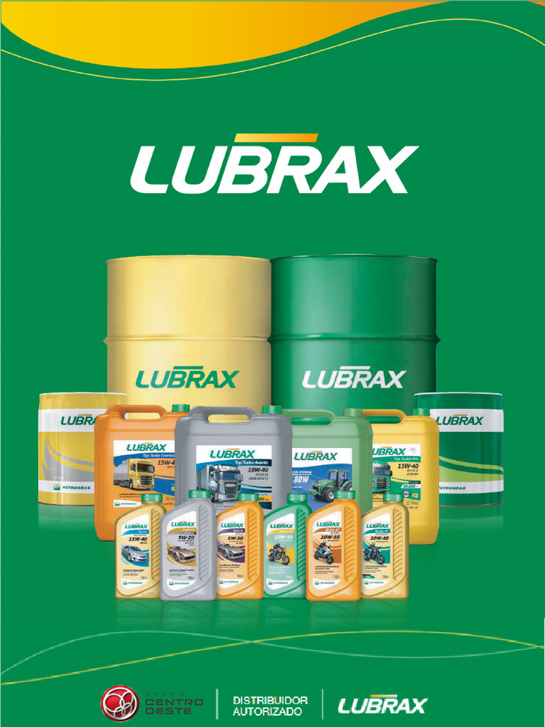 Guia de Aplicação de Óleos Lubrax | PDF | Motocicleta | Trator
