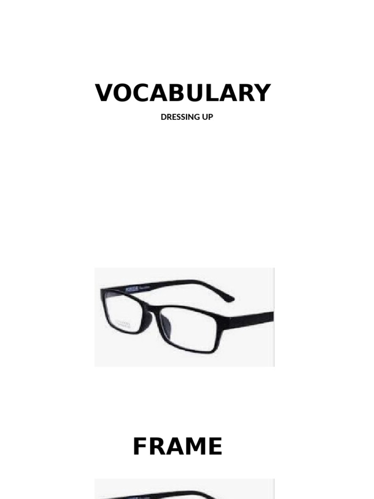 Vocabulary 6a | PDF