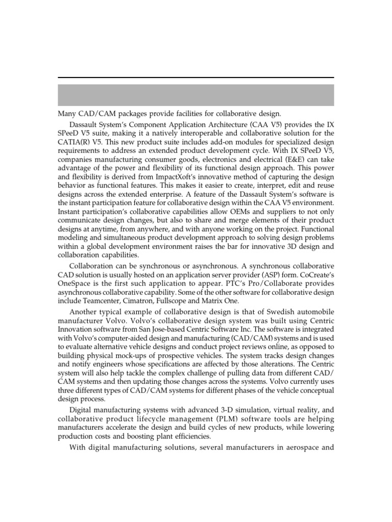 Product Lifecycle Management (PLM) Software Tools | PDF | Product ...