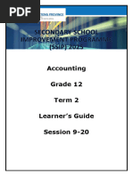 Grade 12 Accounting Study Guide 2025 | PDF | Debits And Credits | Book ...