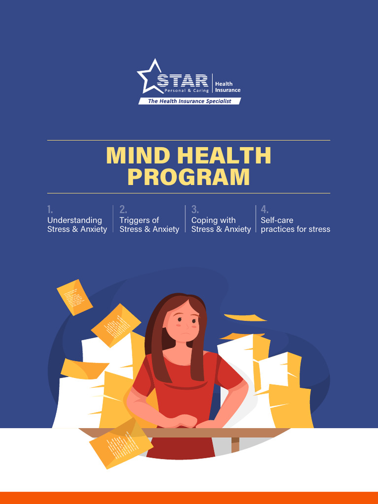 Week 1 - Mind Health-Booklet-Stress & Anxiety | PDF | Anxiety | Stress ...