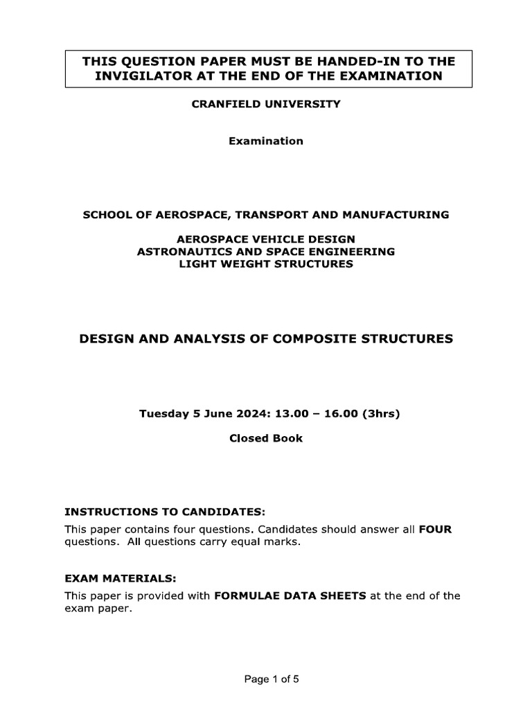 2023 Mar Exam Paper | PDF