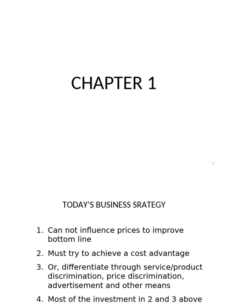 Chapter 1 PPTs | PDF