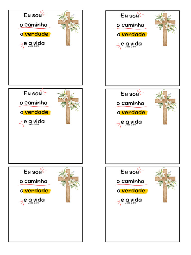 Eu Sou o Caminho e A Verdade e A Vida - 20250415 - 224934 - 0000 | PDF