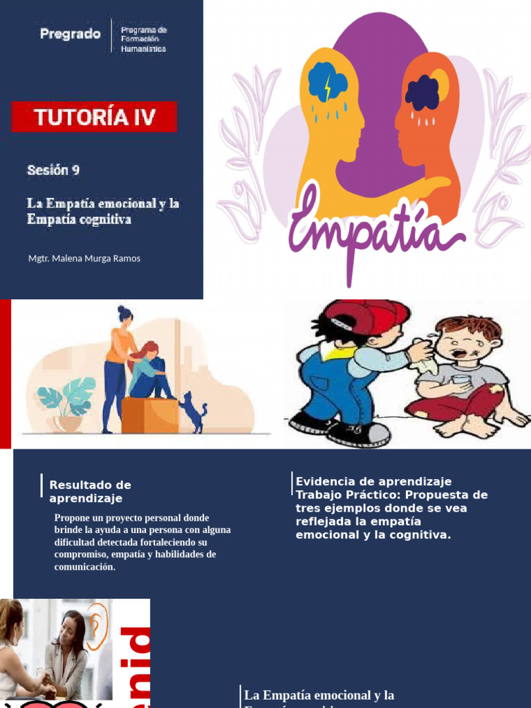 9°ppt-Tut Iv | PDF | Empatía | Las emociones