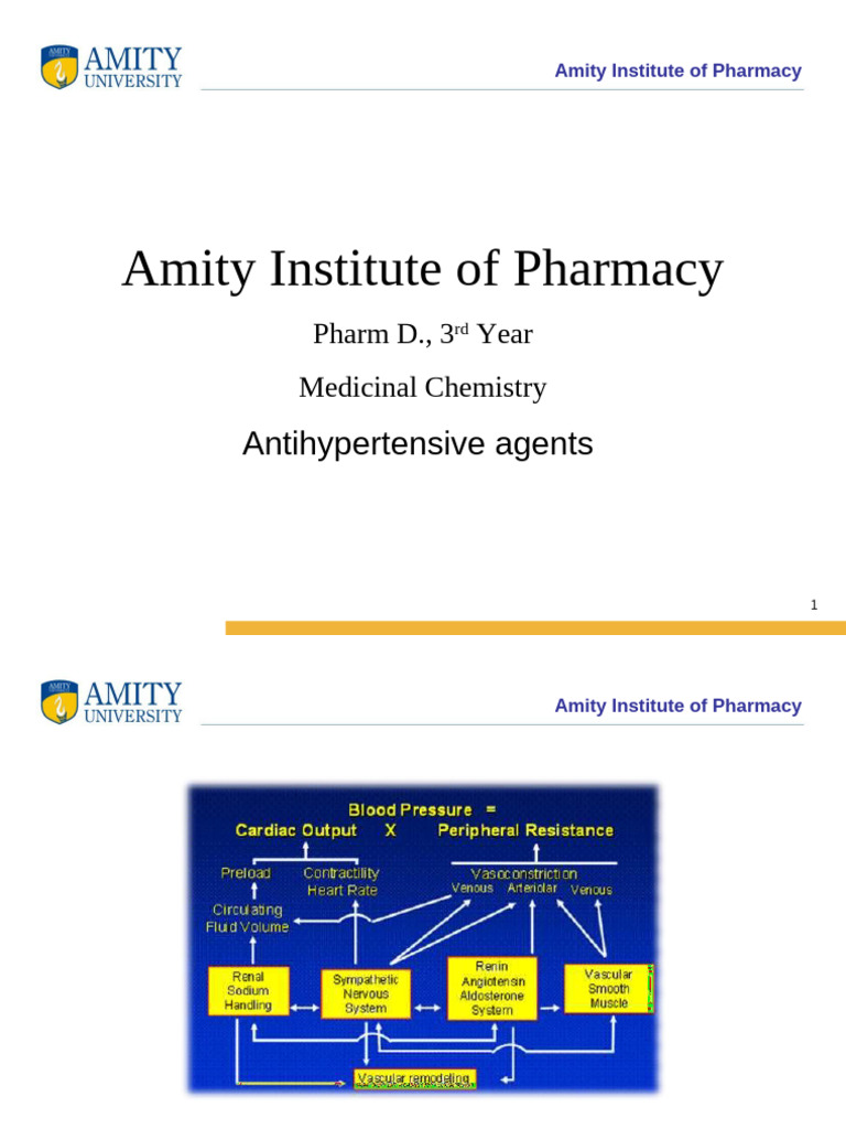 Antihypertensive Agents Overview | PDF | Hypertension | Angiotensin