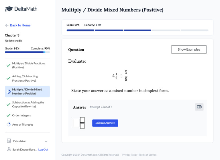 DeltaMath Student Application | PDF