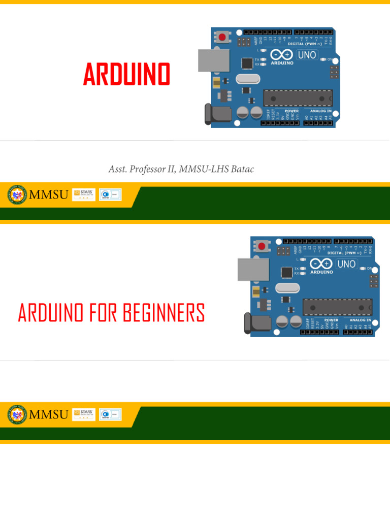 Arduino Lecture For Final Exam | PDF | Arduino | Microcontroller