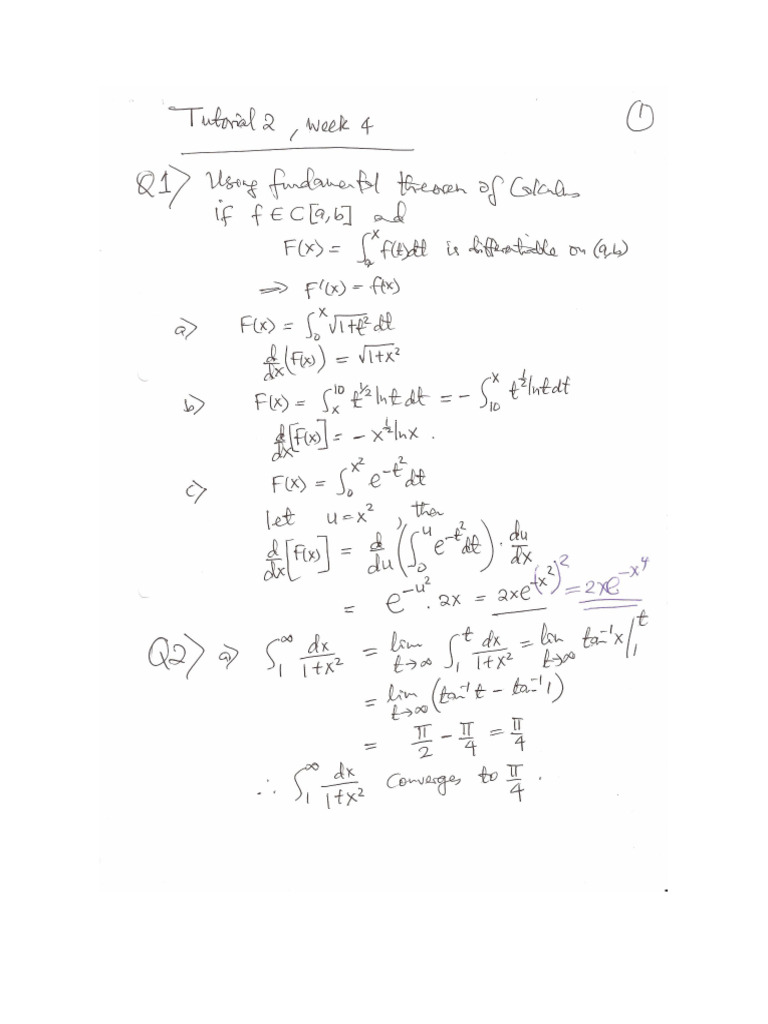 Solution Tutorial2 | PDF