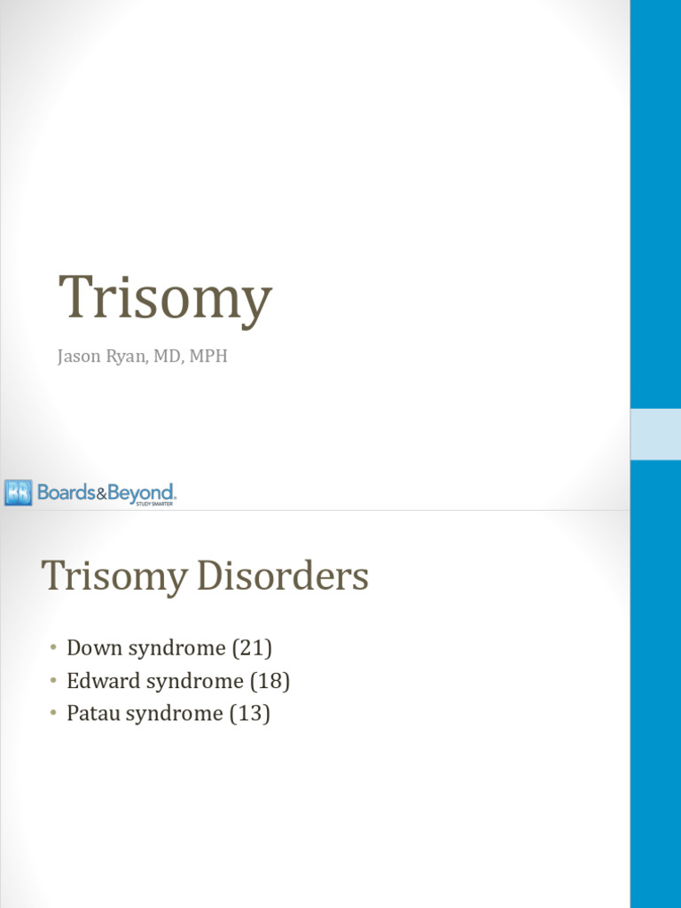 Overview of Trisomy Disorders | PDF | Congenital Heart Defect ...