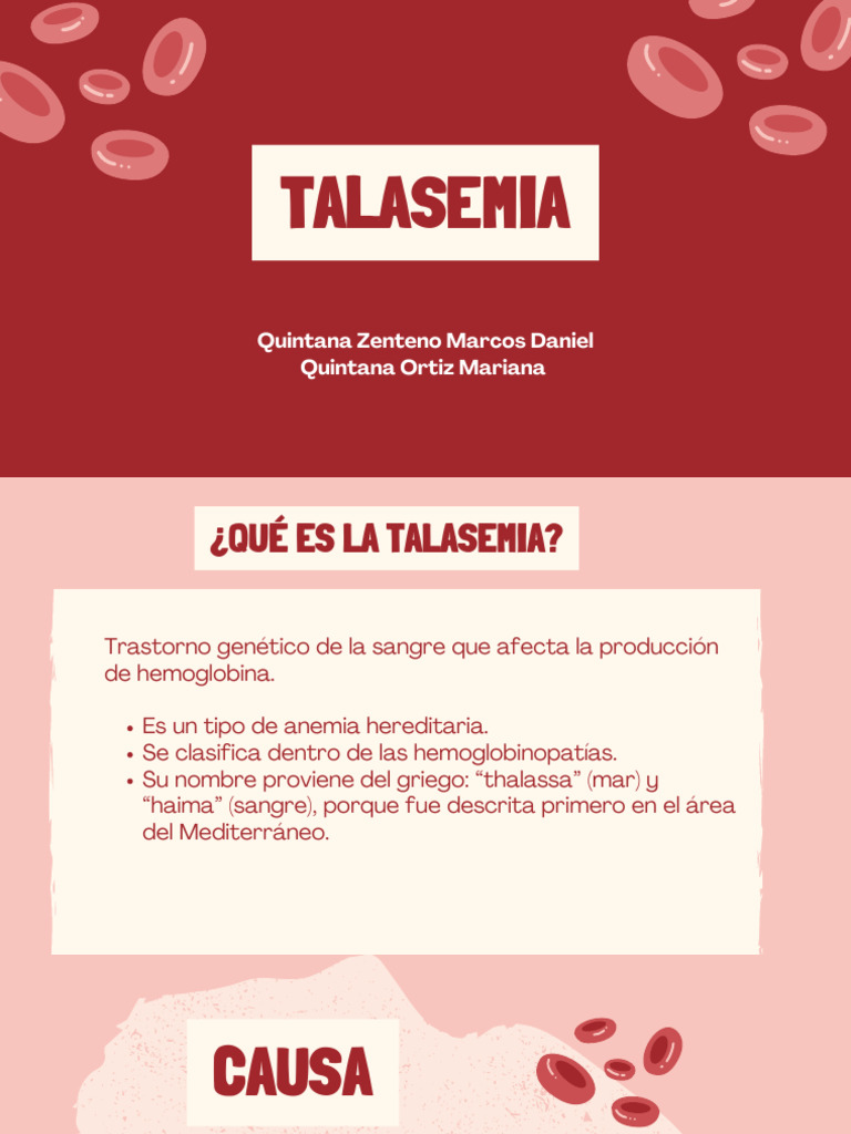 Talasemia PDF | PDF | Enfermedades y trastornos | Medicina CLINICA