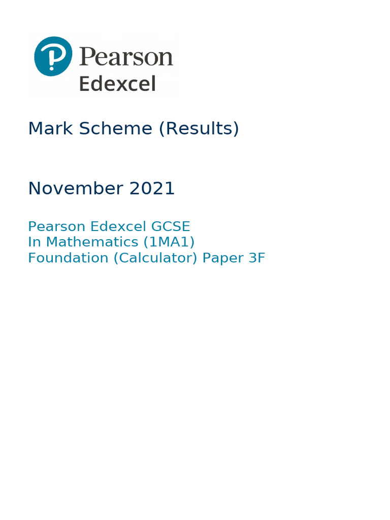 03e 1MA1 3F - November 2021 Mark Scheme (Word) | PDF | Cartesian ...