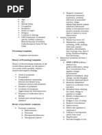 Psychiatric History Taking Checklist | PDF | Mental Disorder | Major ...