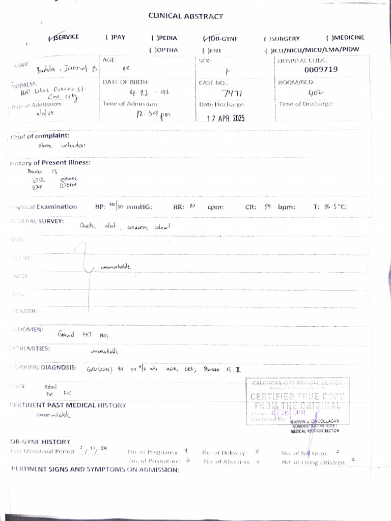 Clinical Abstract | PDF