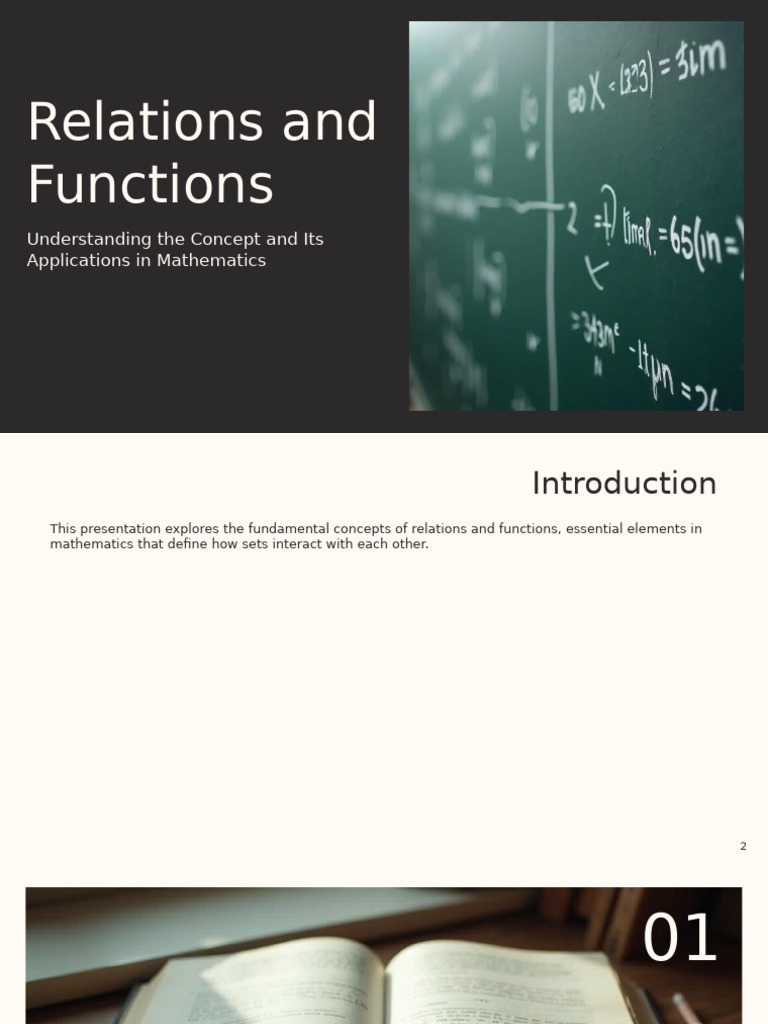 Relations and Functions | PDF | Function (Mathematics) | Set (Mathematics)