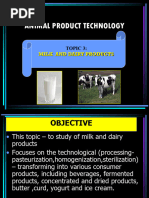 Flowchart of Milk Manufacturing Process | PDF | Milk | Dairy