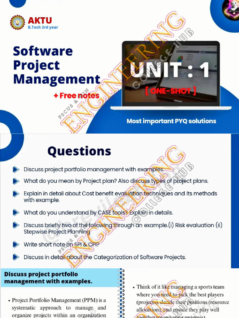 SPM Unit 1 by Brevi Learning | PDF | Net Present Value | Internal Rate Of Return