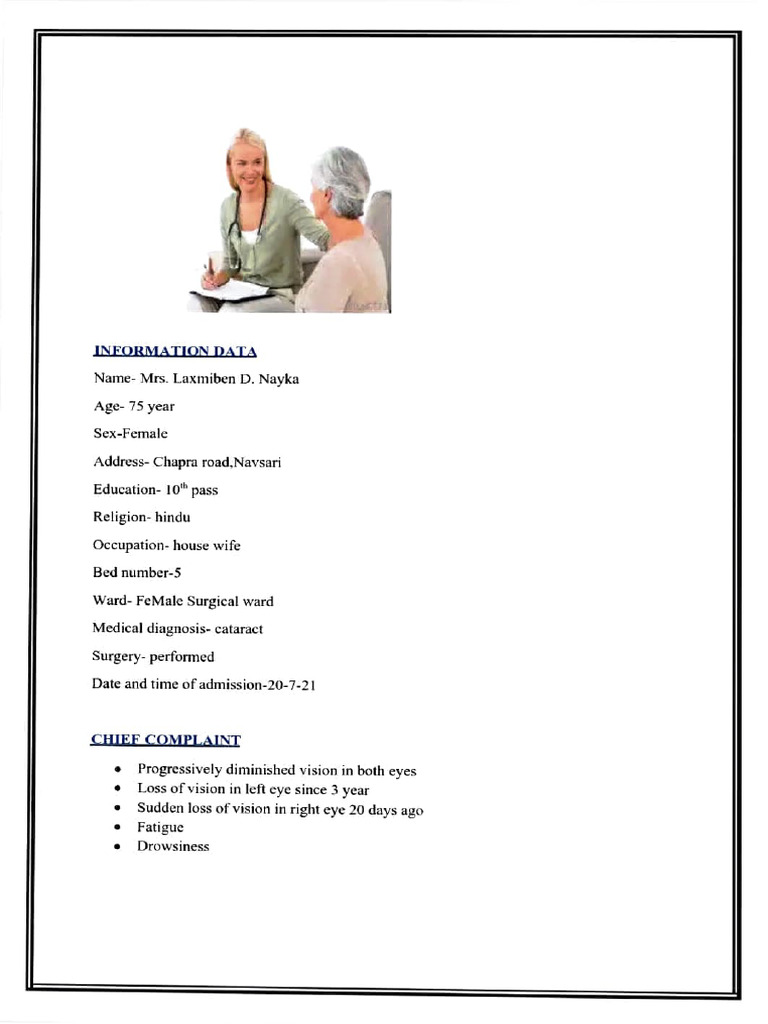 Care Plan Cataract | PDF